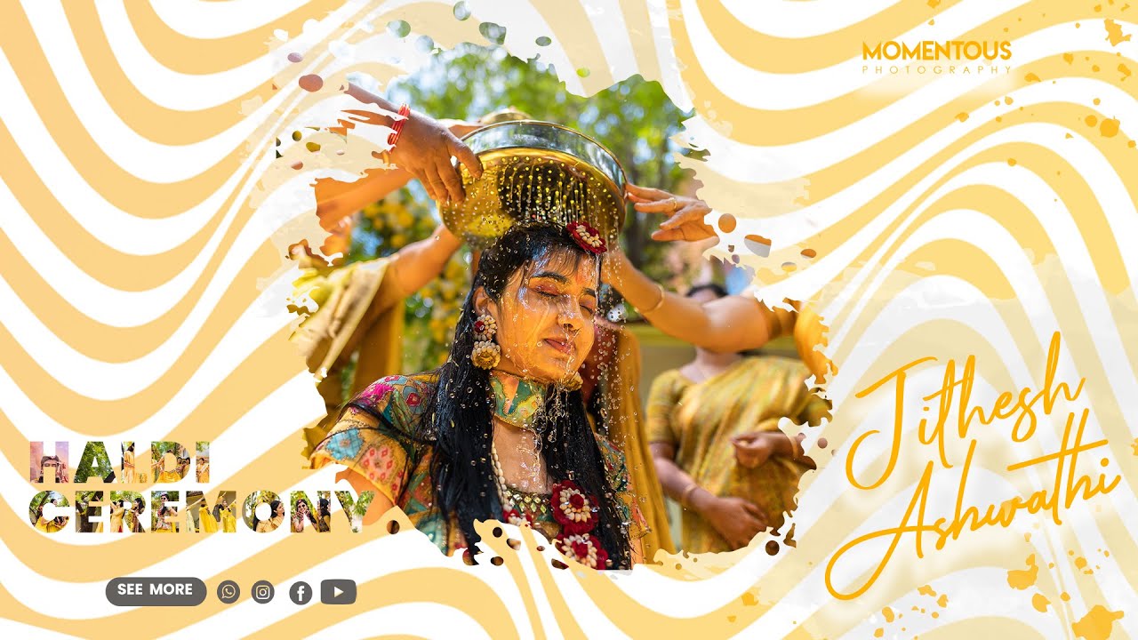 Haldi Ceremony of Ashwathi | Momentous Photography - YouTube