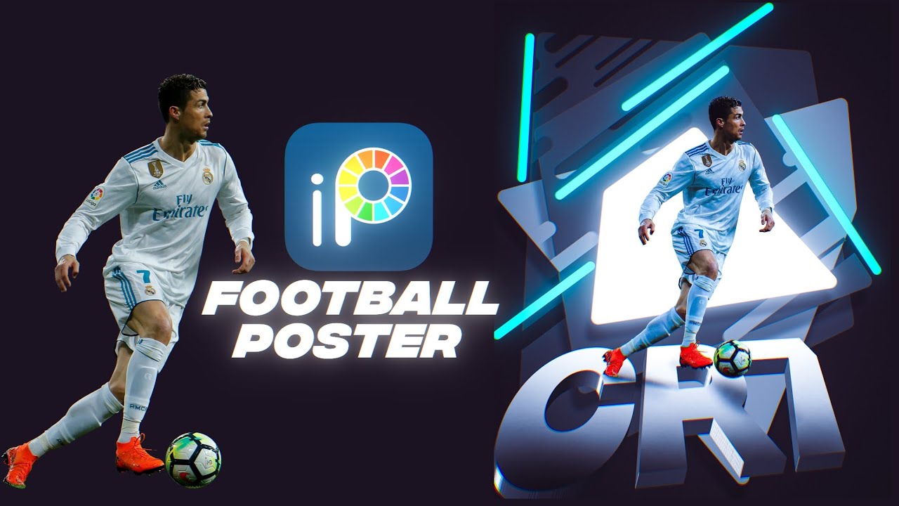 Easy Football Poster Design Tutorial in Ibis Paint X (Android & iOS ...