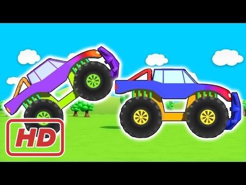 Monster Trucks Videos For Children Collection - Binkie TV - YouTube