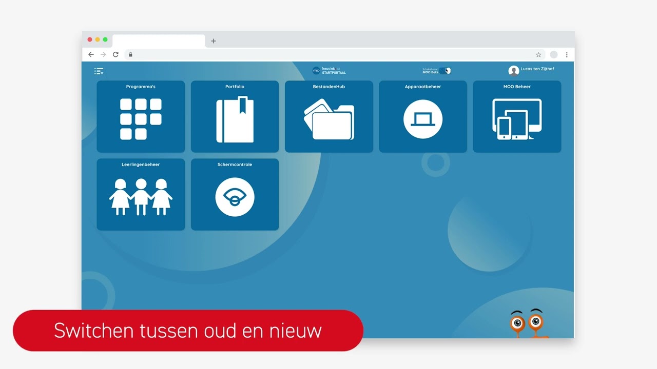 MOO Suite features: Switchen tussen oud en nieuw - YouTube