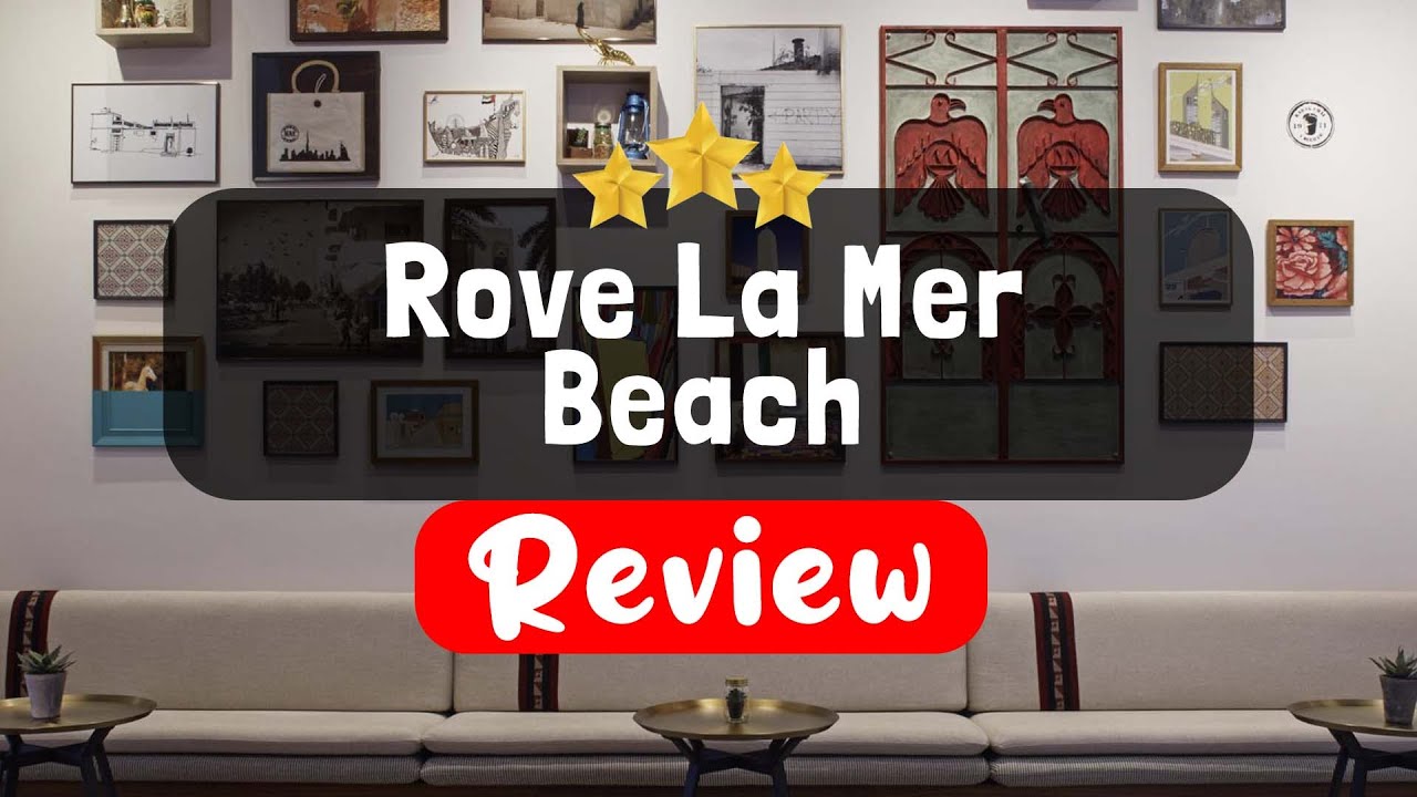 Rove La Mer Beach Dubai Review - Is This Hotel Worth It? - YouTube
