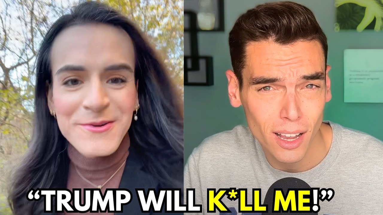 "Non binary" influencer FREAKS OUT over Trump's win - YouTube
