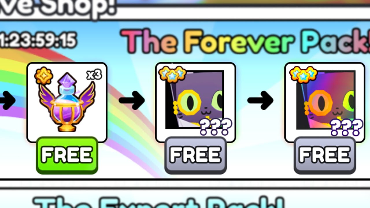 I Got This For FREE Of The Forever Pack.. 😱 (Pet Simulator 99) - YouTube