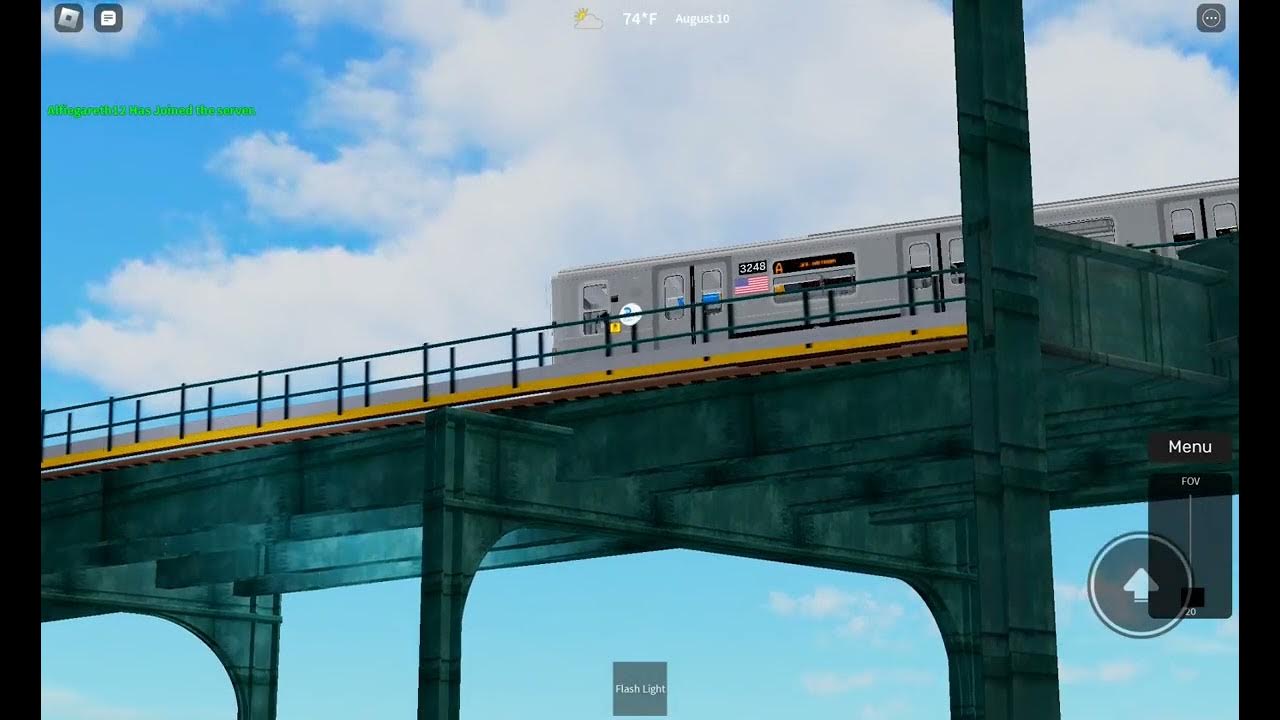 Far Rockaway bound R179 A local train station at Rockaway Blvd to the MTA subway @R179Atrain ...