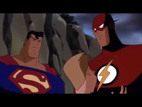 Superman & The Flash vs Weather Wizard - YouTube