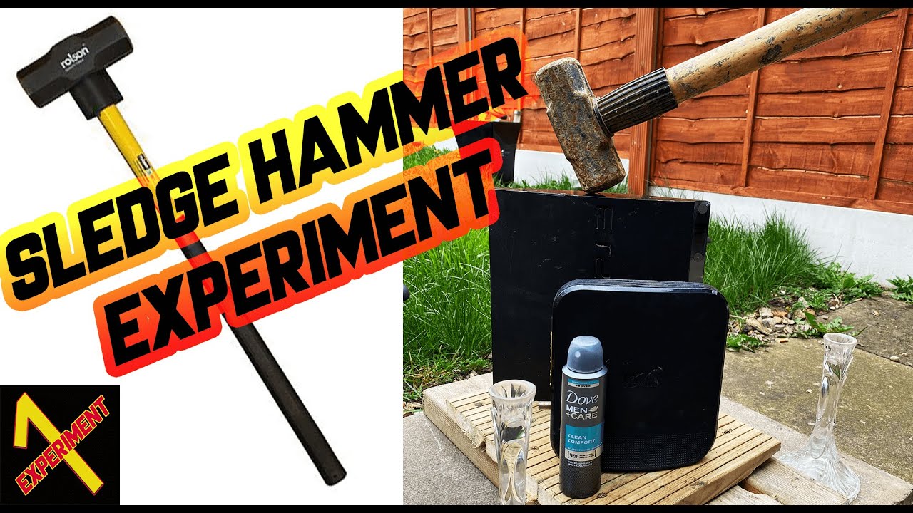 Sledge hammer VS things experiment | Destroying things with sledge ...