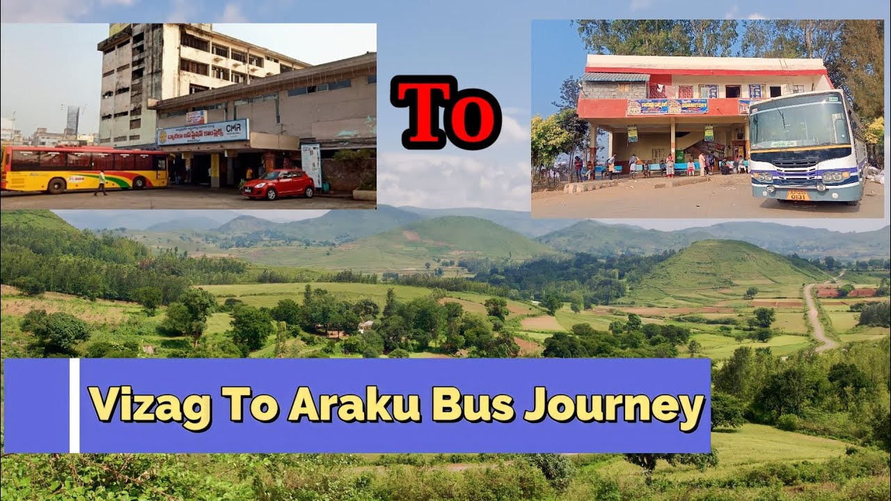 Visakhapatnam To Araku Valley Bus Journey, APSRTC Bus Journey, Right ...