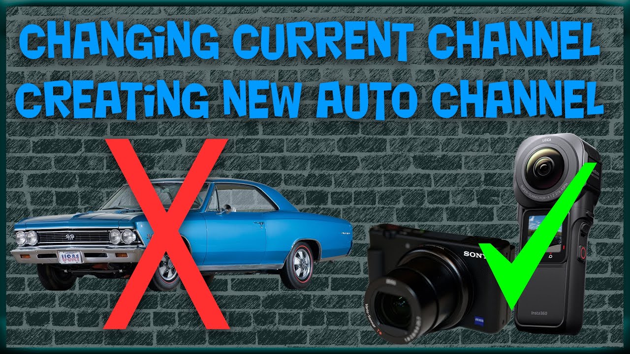 Changing my current Channel - Creating New Auto Channel - YouTube