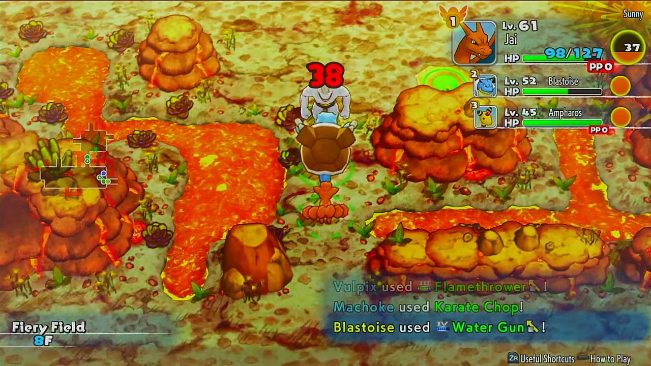 Pokemon Mystery Dungeon DX - Fiery Field - YouTube