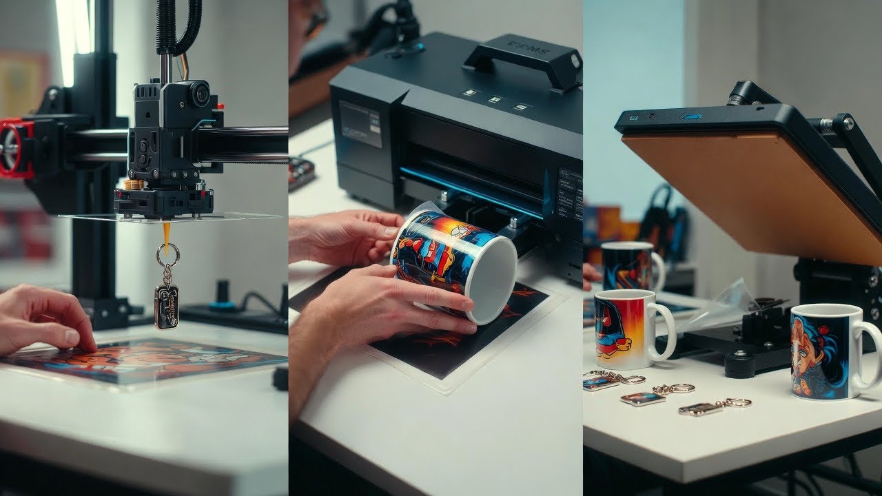 Super Fast Custom Printing in Action! Custom Printing / Fast Work / Mug ...