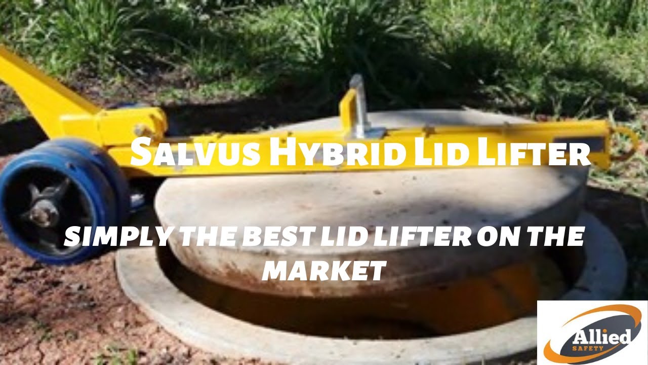sewer manhole lid lifter by Allied Safety - YouTube