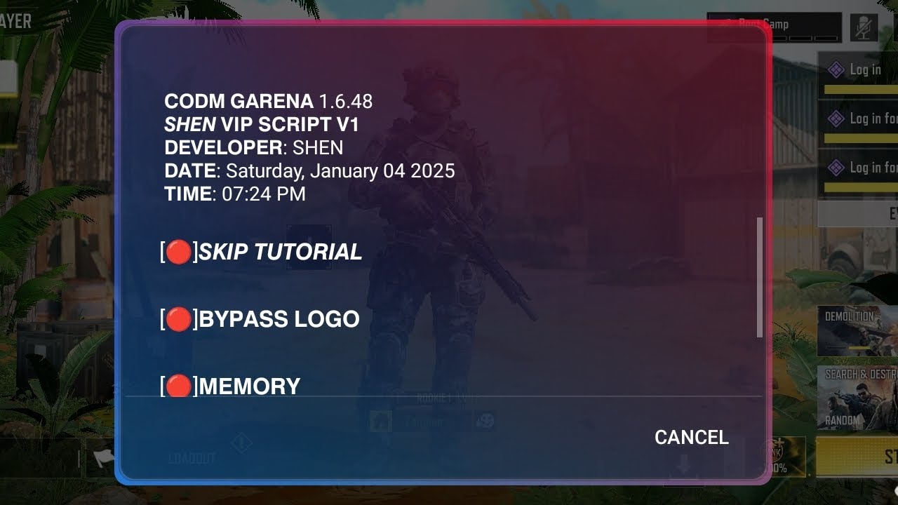 [☠️NEW] CODM GARENA LUA SCRIPT 1.6.48 | @Shenmodzz - YouTube