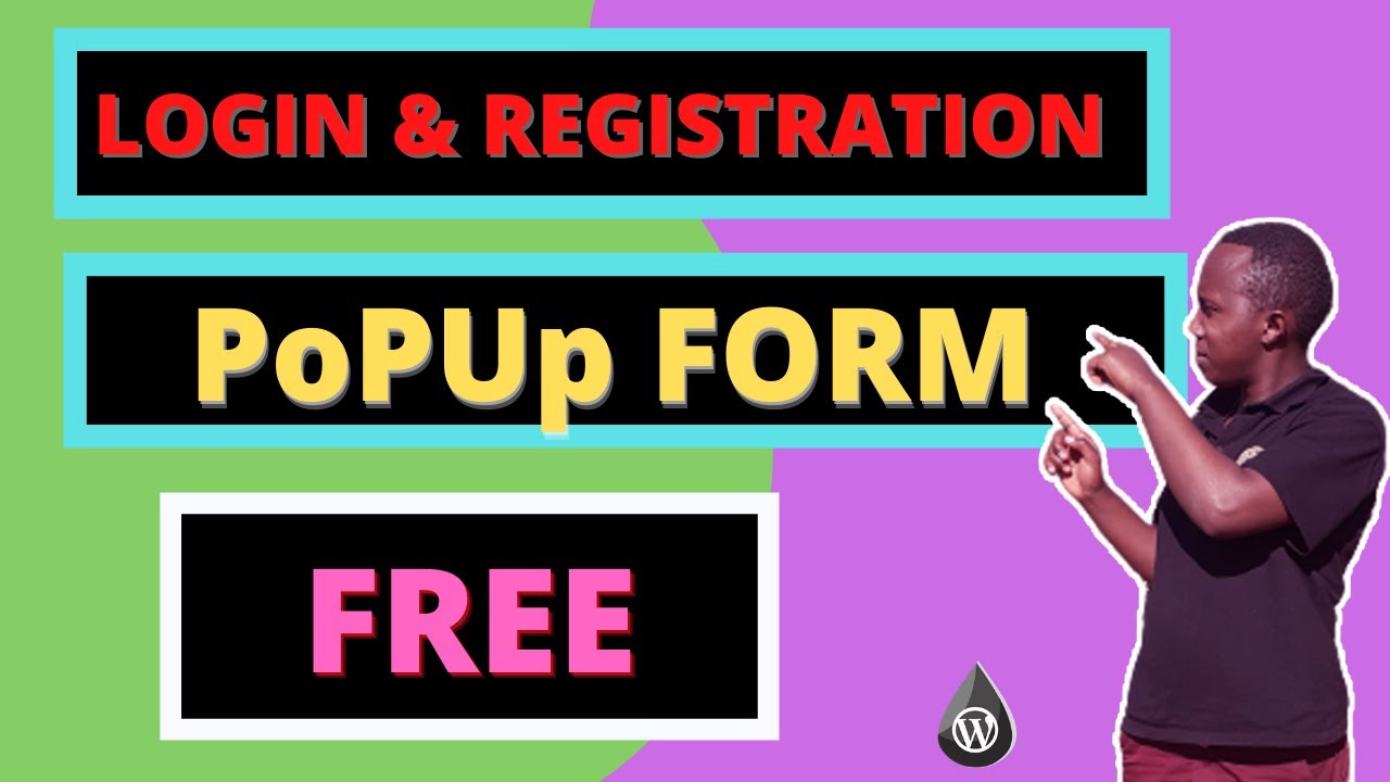 Create Pop up login logout Registration form menu in WordPress How to ...