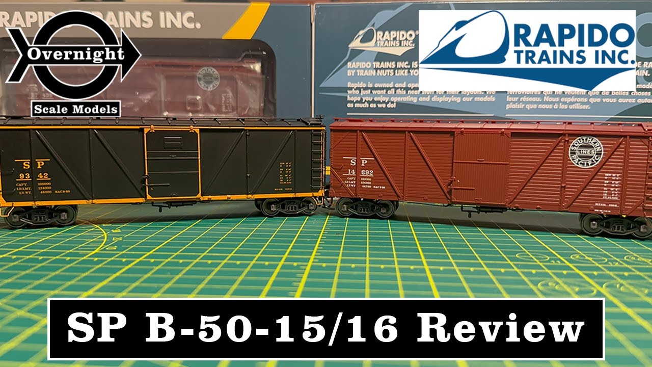 Product Review: HO Scale Southern Pacific B-50-15/16 Boxcar by Rapido ...