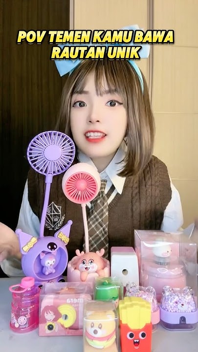 #pov : si teman yang bawa rautan pensil canggih lengkap.. - YouTube