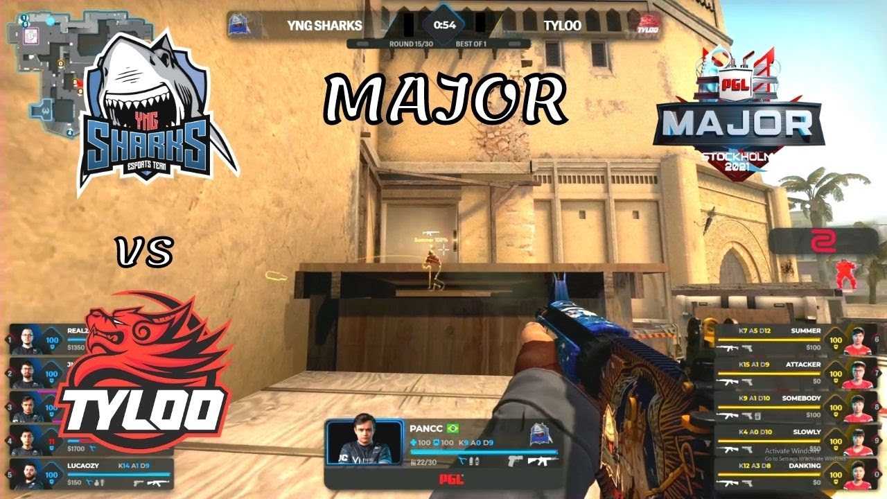 TYLOO Vs Sharks - PGL Major Stockholm 2021 - HIGHLIGHTS | CSGO - YouTube