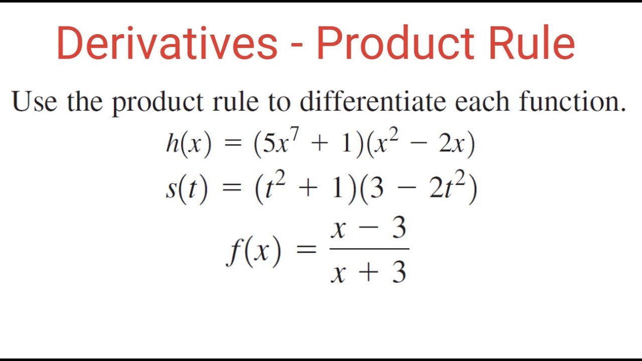 Product Rule Product Rules | Journal Docs