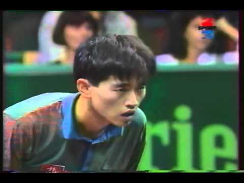 1995 Coupe du monde Finale Jorg Rosskopf - Kong Linghui - YouTube