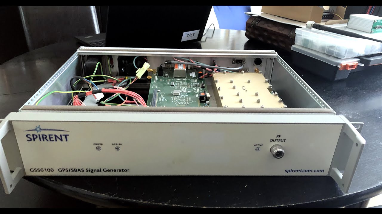 SPIRENT GSS6100 GPS Simulator Teardown and RS-232 command Testing ...