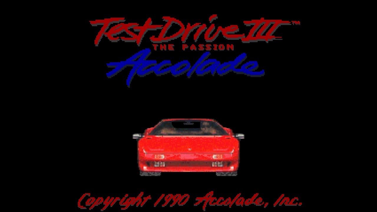 Test Drive III : The Passion - Video Game loop demo with MT-32 music ...