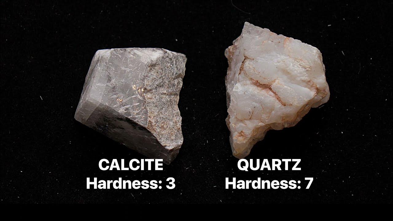 Identifying rocks & minerals using the Mohs hardness test - YouTube