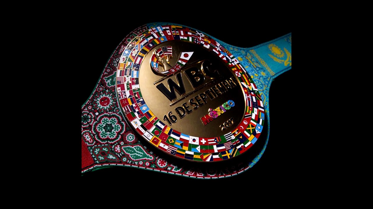 WBC MAKES SPECIAL BELT FOR CANELO ALVAREZ VS GGG - YouTube