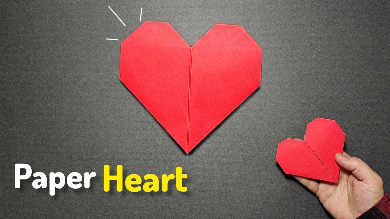 How to Make a Paper Heart. Very Quick and Easy #mrhandicraft - YouTube
