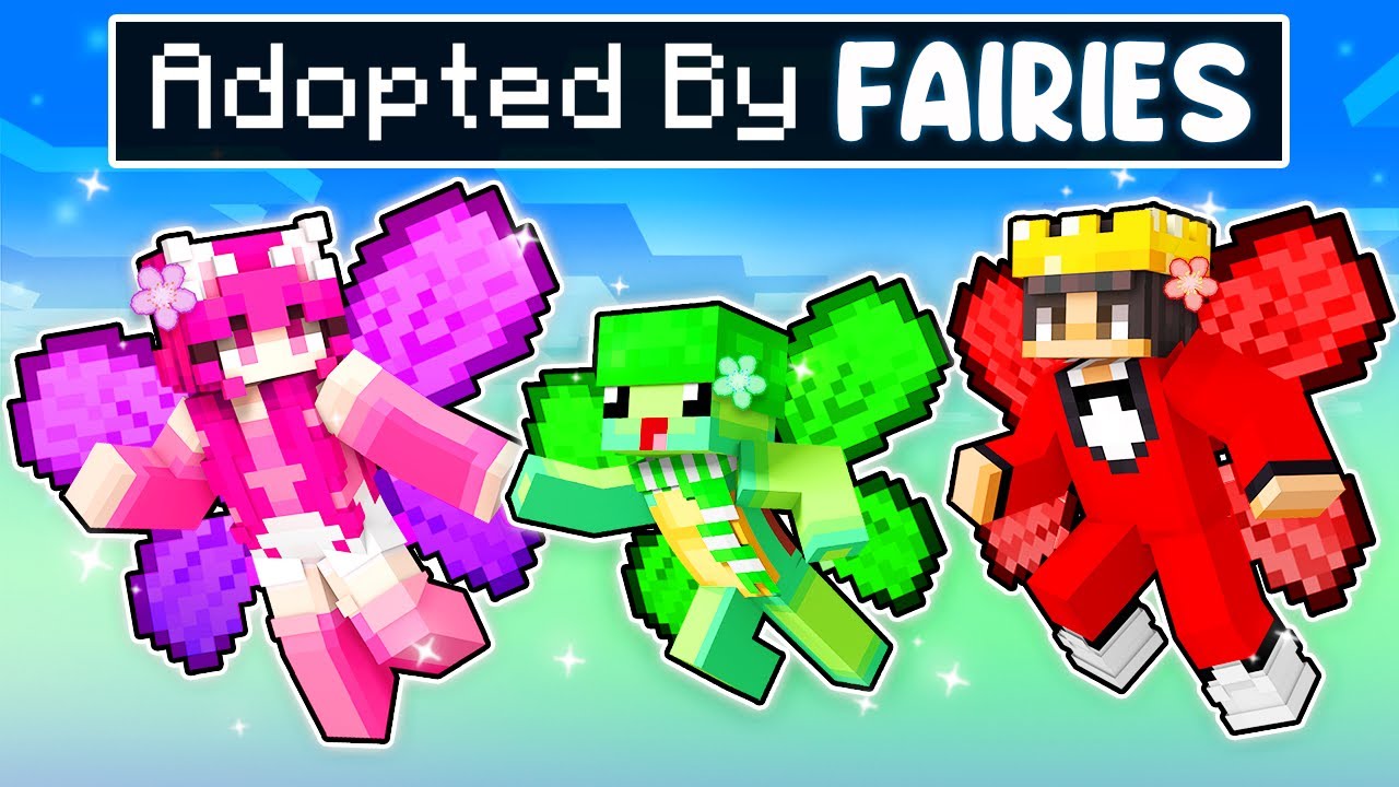 Adopted By FAIRIES in Minecraft! - YouTube