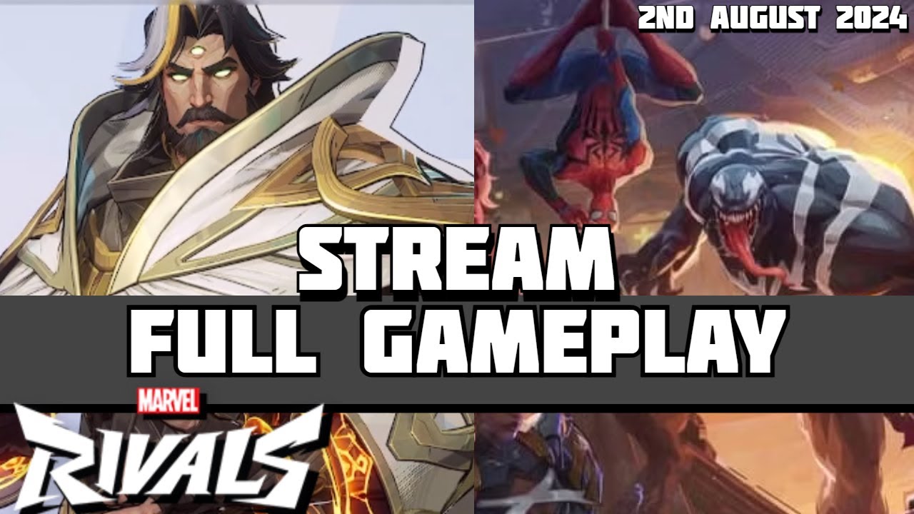 MARVEL RIVALS Stream Gameplay Beta PS5 Footage (2nd August 2024) - YouTube