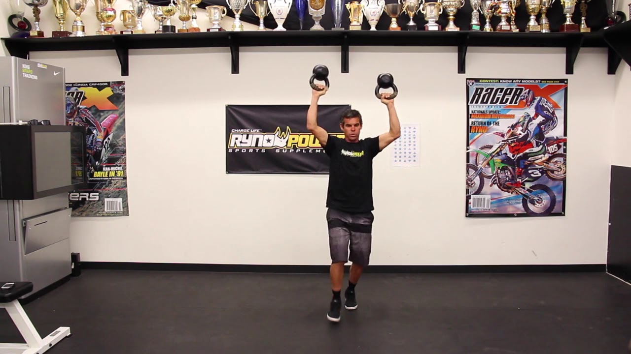 LUNGE PRESS- Ryno Power Gym at Home Workouts w/ Trainer Ryan Hughes ...