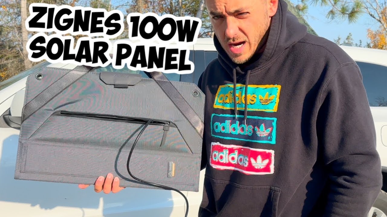 Zignes (DJI) 100w Solar Panel Review - YouTube