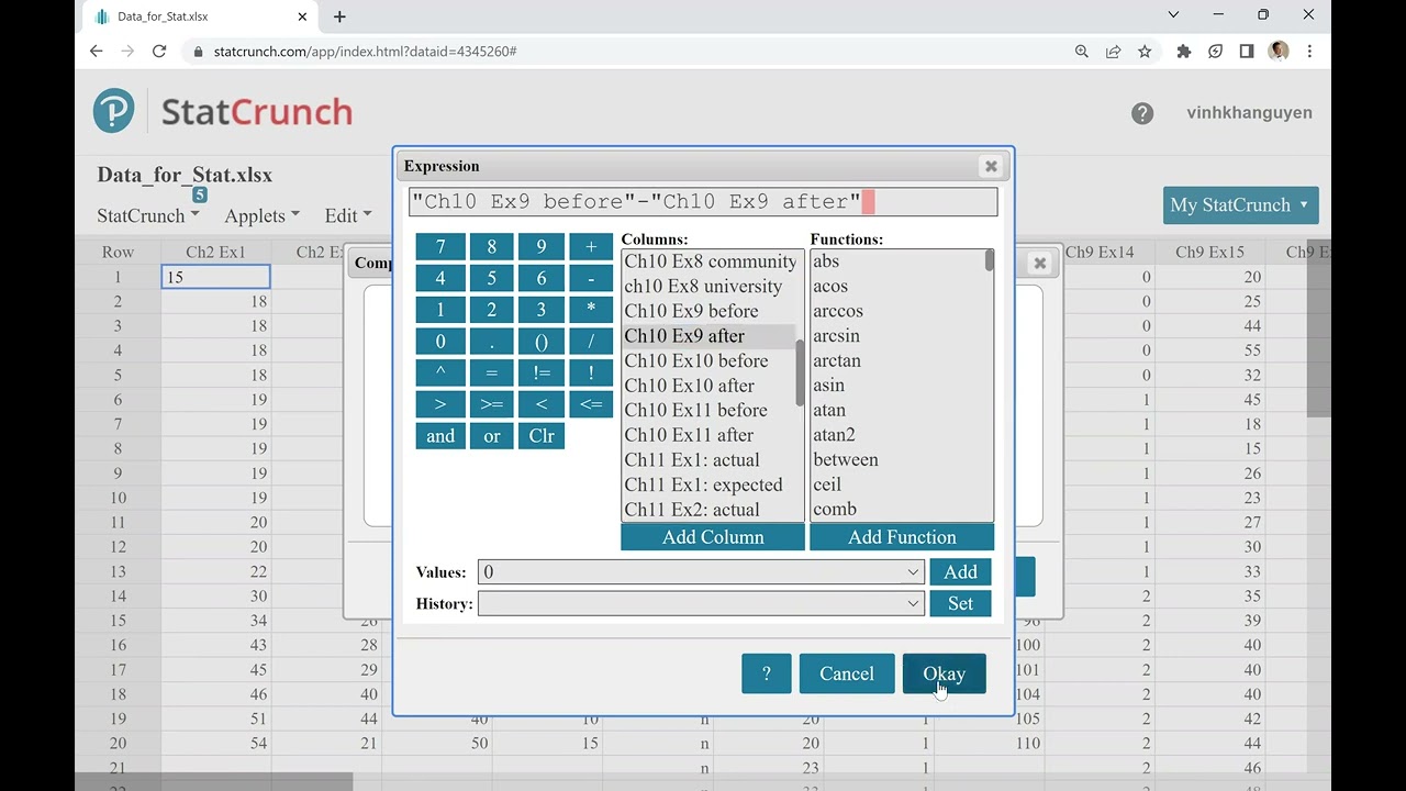 Ch10 How To Use StatCrunch To Test A Claim About The Mean Of Ch10 How To Use StatCrunch To Test A Claim About The Mean Of