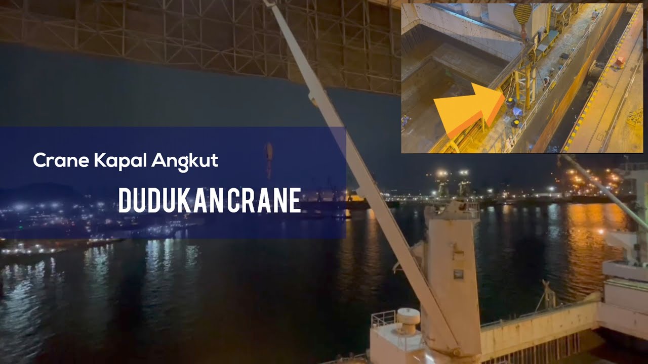 Proses Crane Kapal Angkut Dudukan Crane Dipelabuhan PT.IMIP | Operator Crane - YouTube