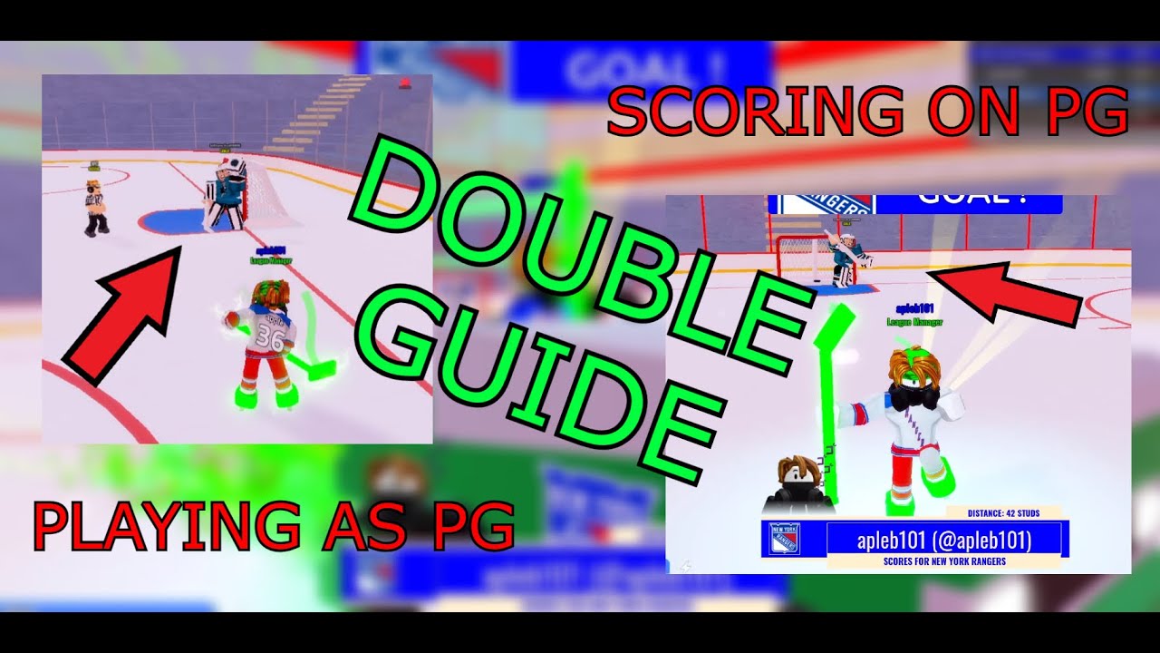 SCORING ON PG AND PLAYING AS PG GUIDE | ROBLOX Hockey Slapshot | - YouTube