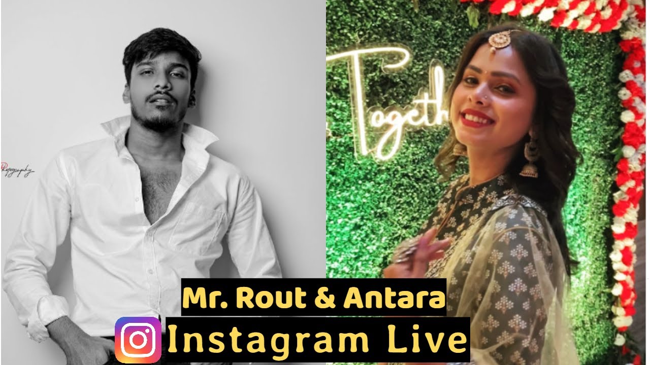 Odia Singer Antara Chakraborty Instagram Live with Mr. Rout | Ollywood ...