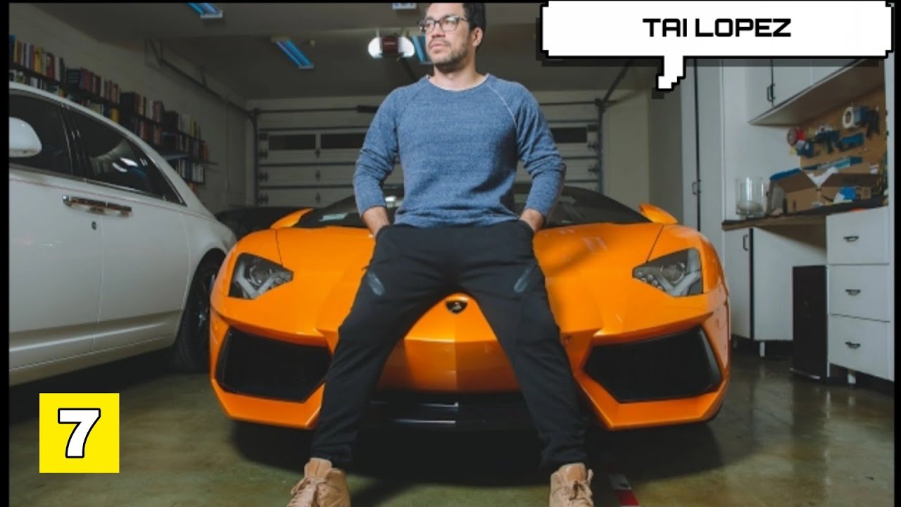 Tai Lopez Garage: Lamborghini,Knowledge, And Books With Tai Lopez - YouTube