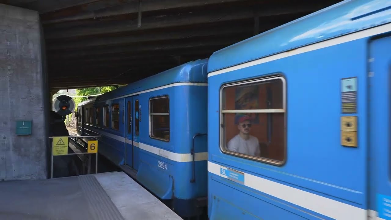 Sweden, Stockholm, Sickla tram and train station - YouTube