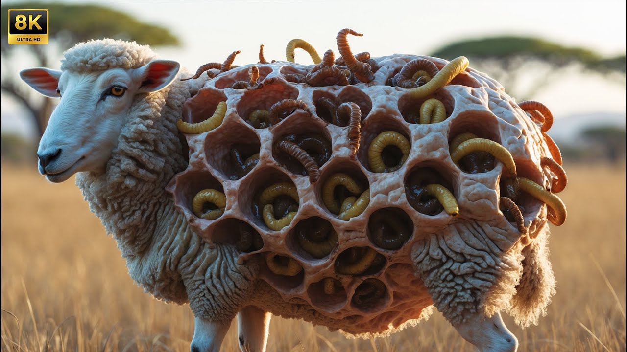 Animals saved: A family of sheep were attacked by green ants. But ...