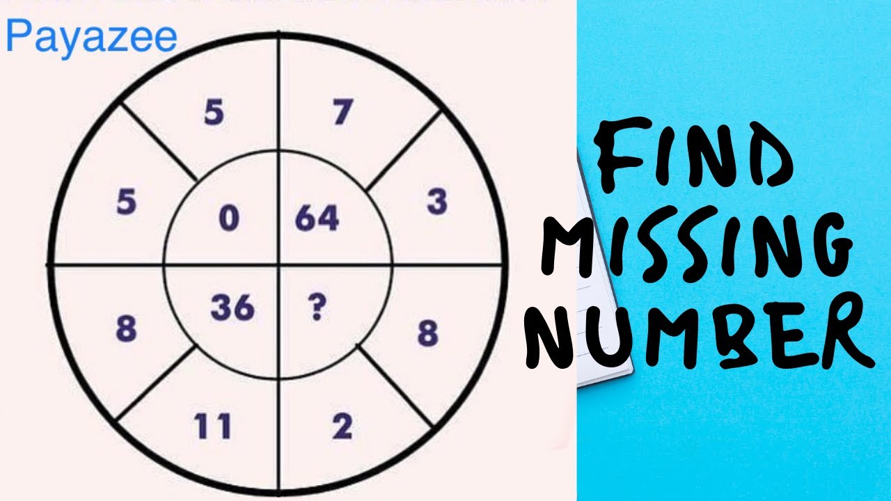 Find The Missing Number In Inner Circle Quadrant Math Puzzle Answer Find The Missing Number In Inner Circle Quadrant Math Puzzle Answer