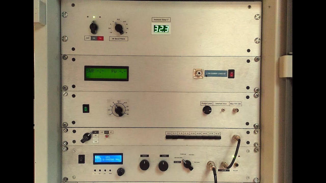 Finale HF con MRF422 da 400 watt SSB by Ik2nbu Arnaldo - YouTube