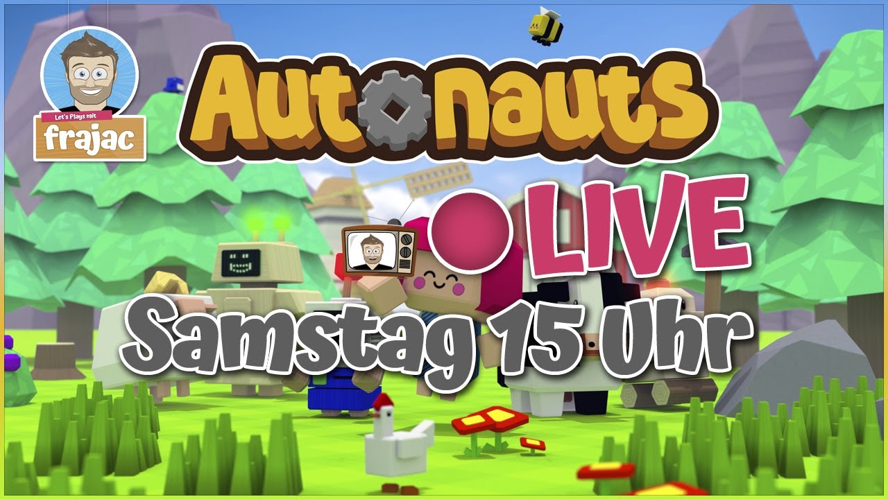 AUTONAUTS 🤖 #21 ANKÜNDIGUNG: Samstag 15 Uhr 🔴 LIVE - YouTube