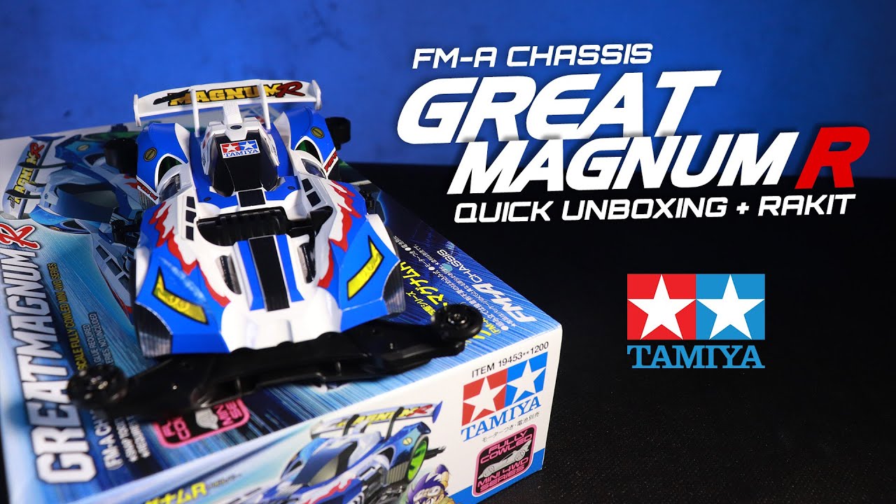 TAMIYA MAGNUM DINAMO DEPAN !? GREAT MAGNUM R - QUICK UNBOXING dan RAKIT ...