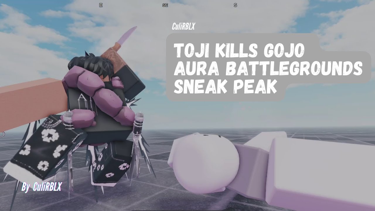 Toji Kills Gojo: Aura BattleGrounds Sneak Peak - YouTube