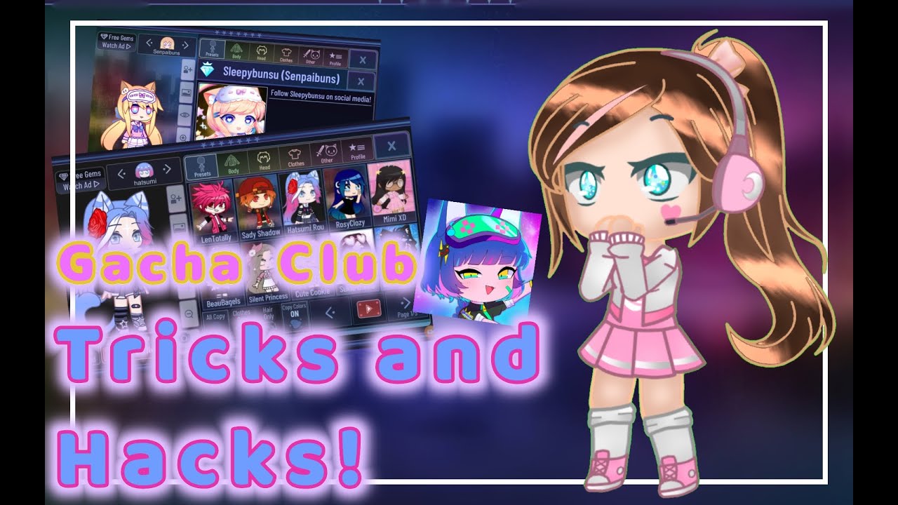Gacha Club,Tricks and Hacks!//Tutorial of 2 GC tricks//Hxrmione♡ - YouTube