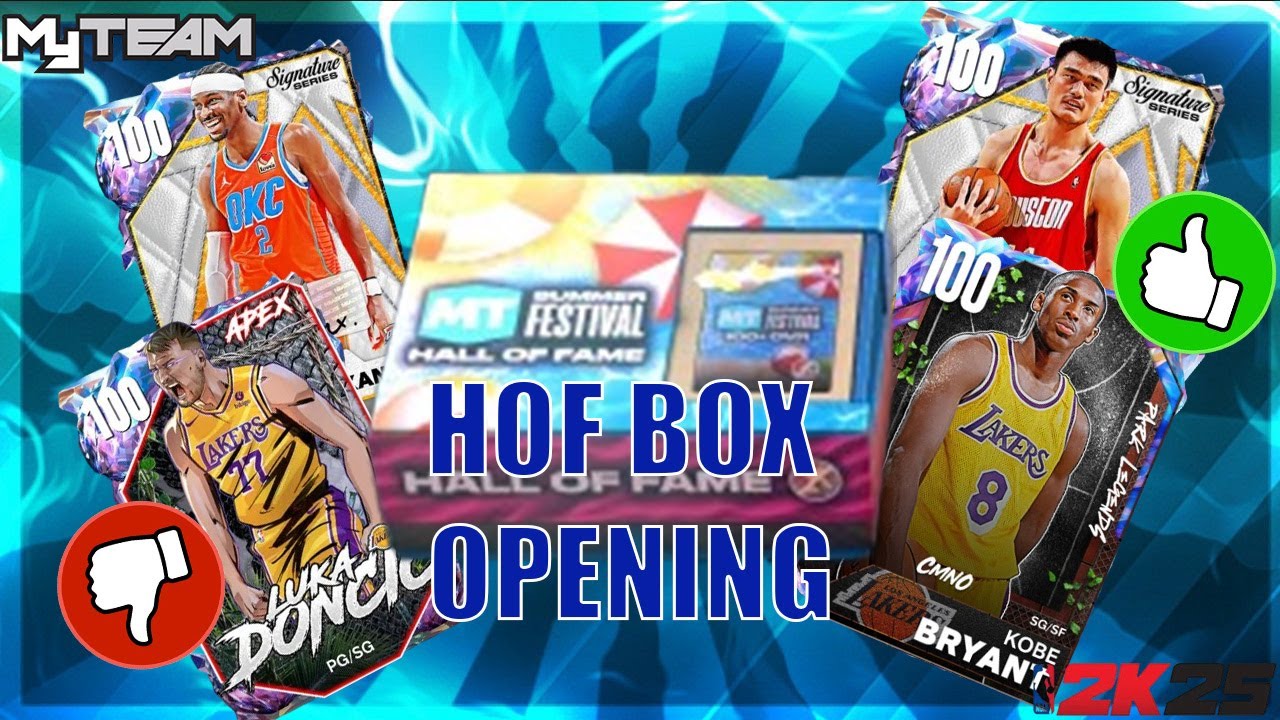 I OPENED A 450K VC HOF BOX IN NBA2K25 MYTEAM *SUMMER FESTIVAL* - YouTube