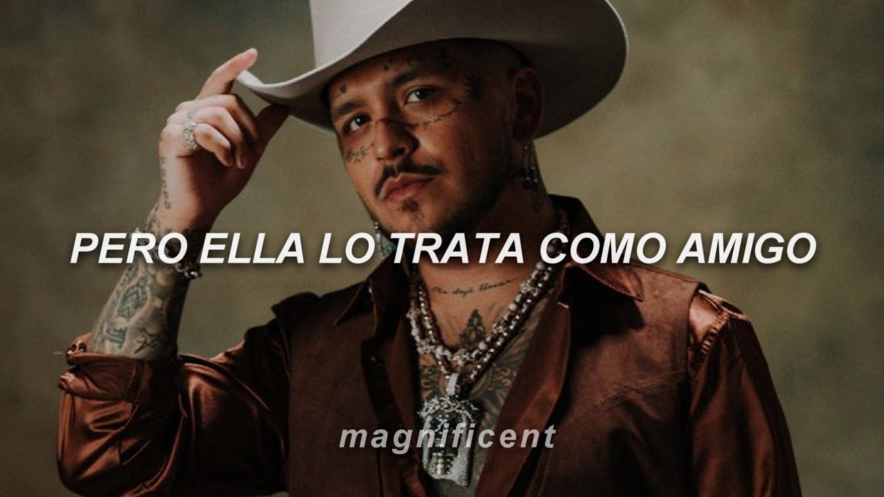 Christian Nodal - El Amigo (Letra) - YouTube