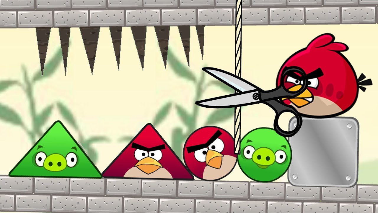 Angry Birds Pigs Out - RESCUE TRIANGLE AND ROUND BIRDS FROM PIGGIES BY ...