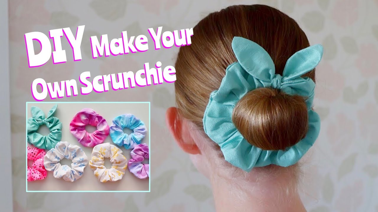 DIY Make Your Own Scrunchie - YouTube