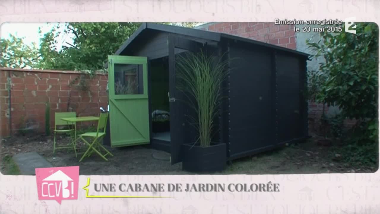 [JARDIN] Une cabane de jardin colorée - YouTube