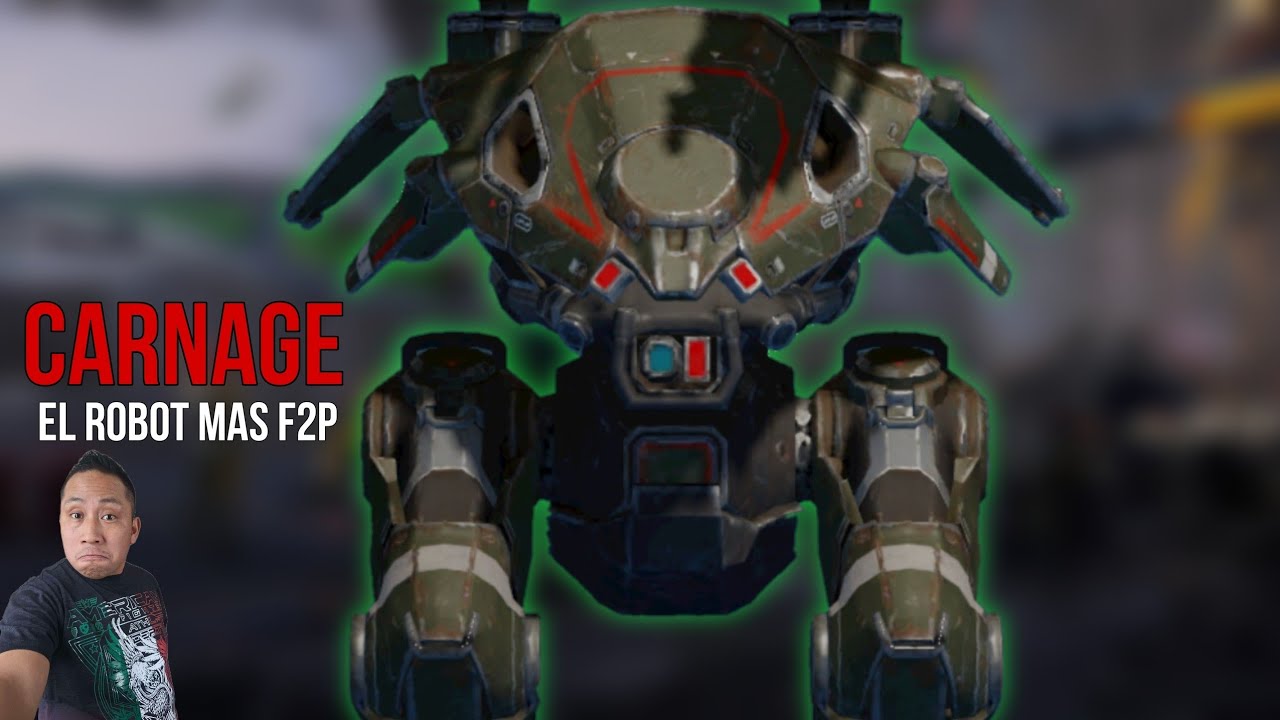 CARNAGE el robot más F2P y su PODER OCULTO🔥 | War Robots Gameplay 2024 ...